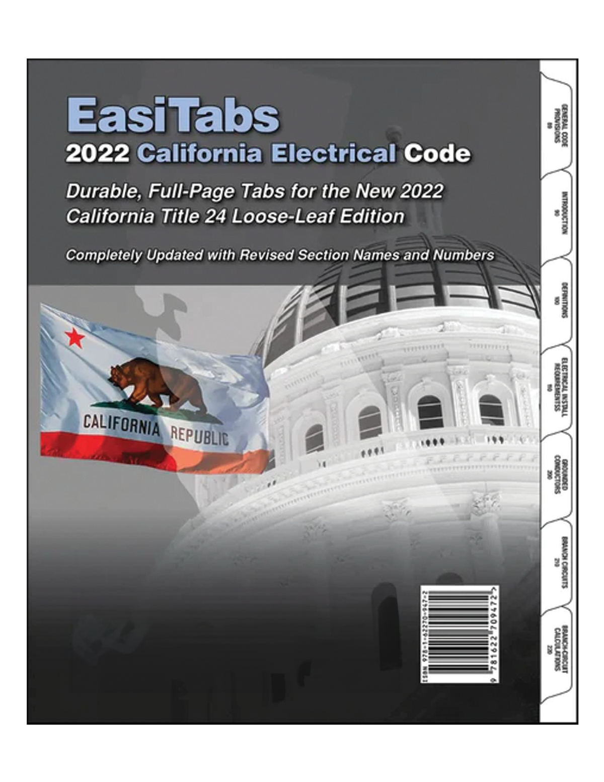 2022 Title 24 Part 3 CA Electrical Code Loose-leaf Tabs — BNi Building News