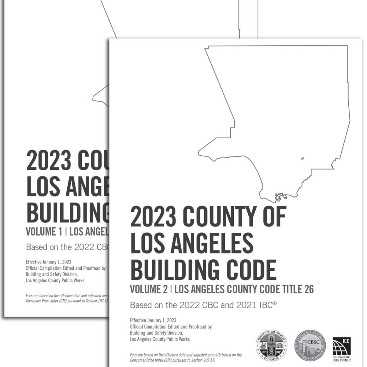2023 County of Los Angeles Building Code (2 Volumes) - Amendments only ...
