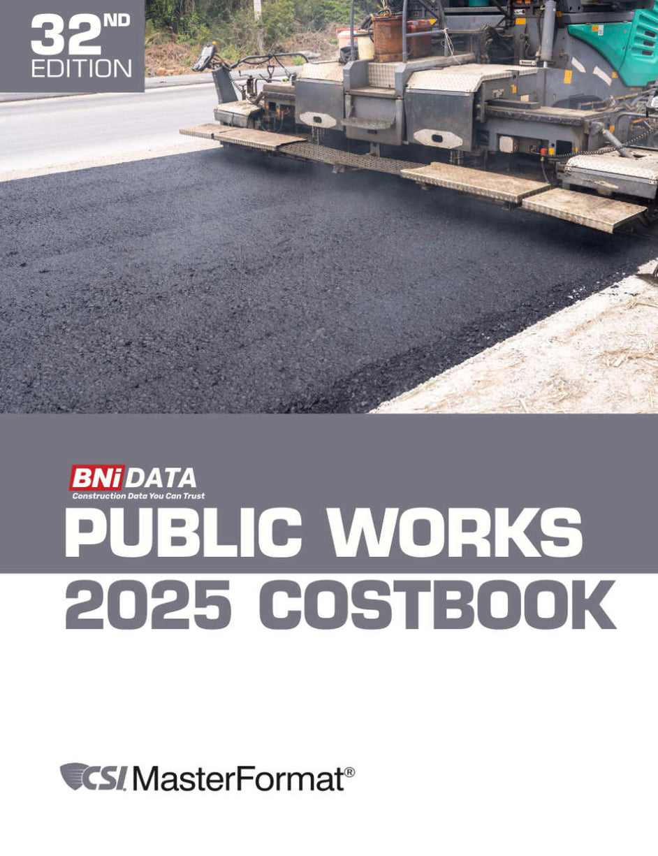 Construction books, cost estimating books, and building codes from BNi