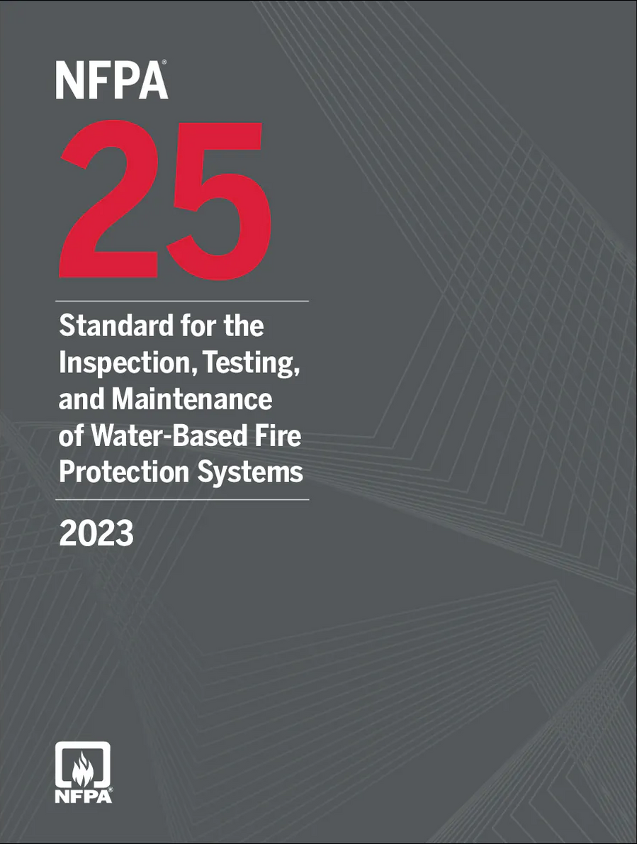 2023 NFPA 25: Standard for the Inspection Testing and Maintenance of W ...
