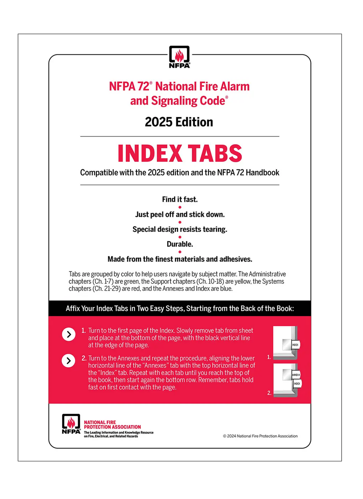 NFPA 72 National Fire Alarm Signaling Code TABS 2025 — BNi Building News