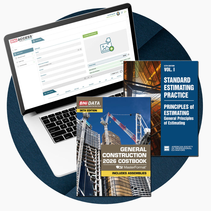 2026 BNi General Construction Costbook + Bonus ASPE Volume 1 Edition ...
