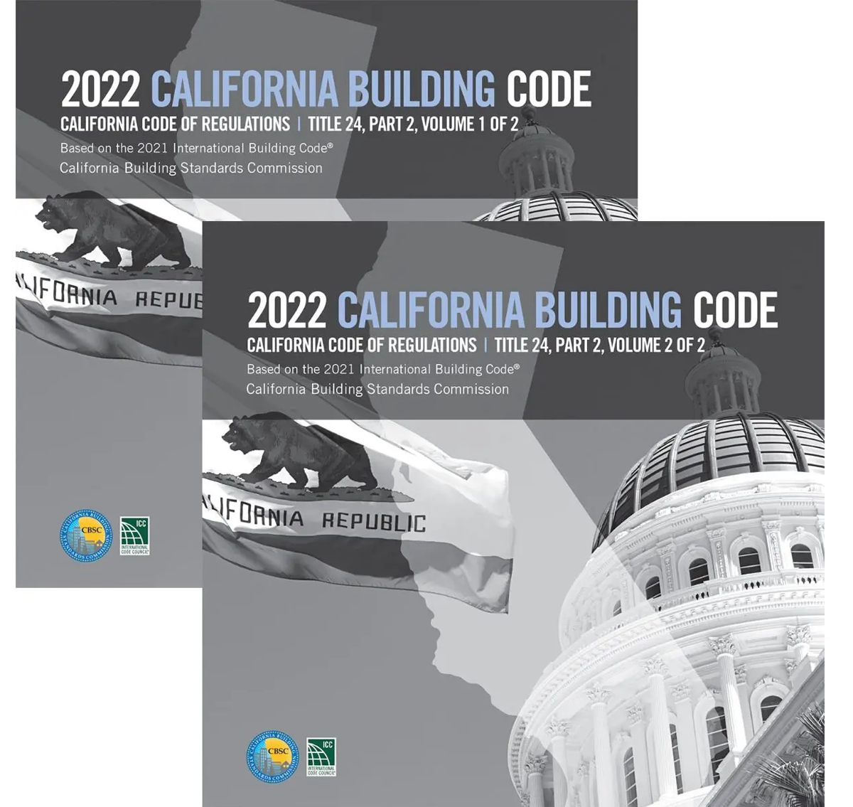 2022 California Building Code, Title 24, Part 2 (Volumes 1 & 2)