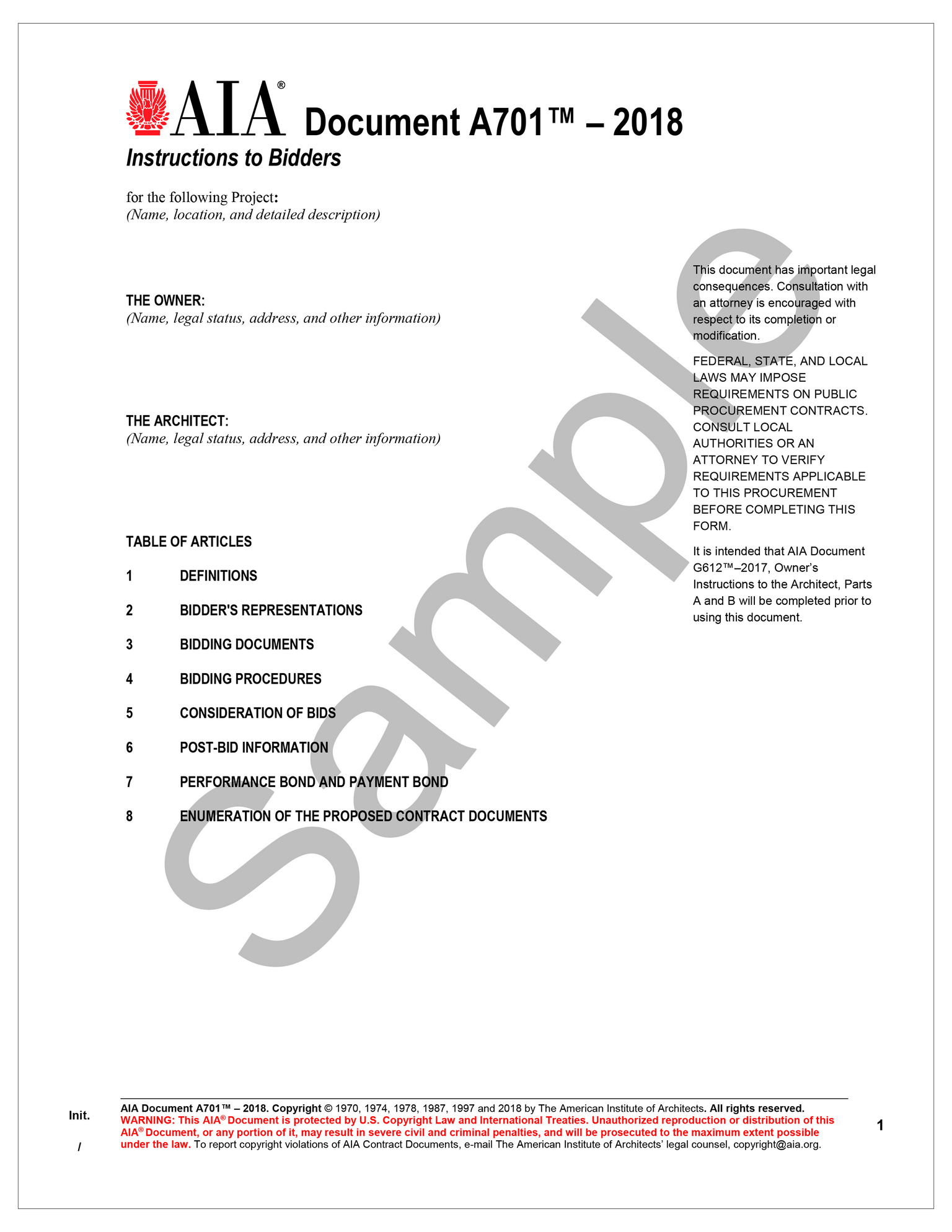 AIA Documents & Forms — BNi Building News