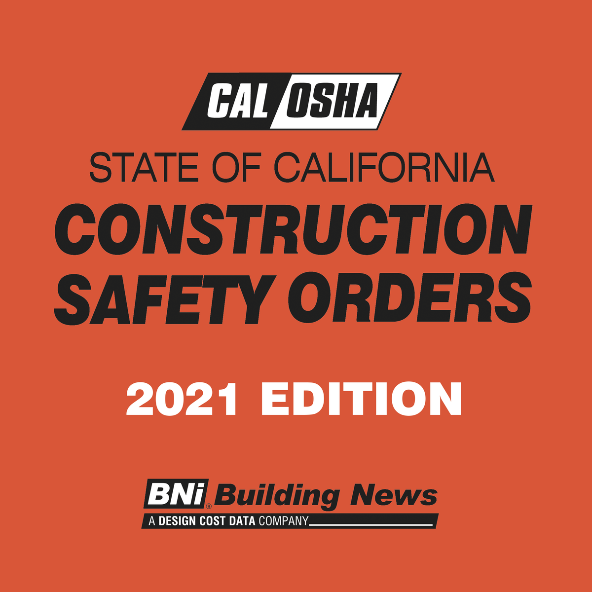 2021 CAL/OSHA California Construction Safety Orders (digital only ...