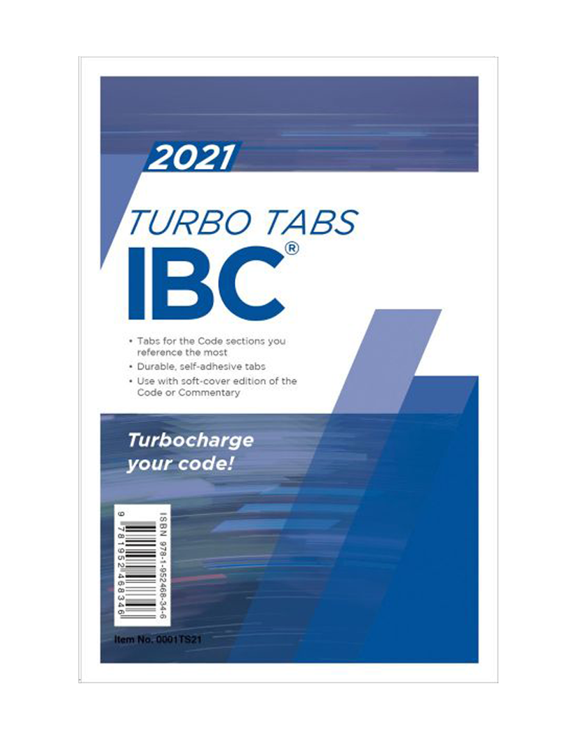 2021 International Building Code Turbo Tabs